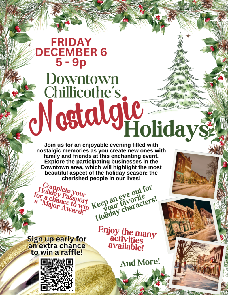 Downtown Nostalgic Holiday Event - Ross-Chillicothe Convention & Visitors Bureau